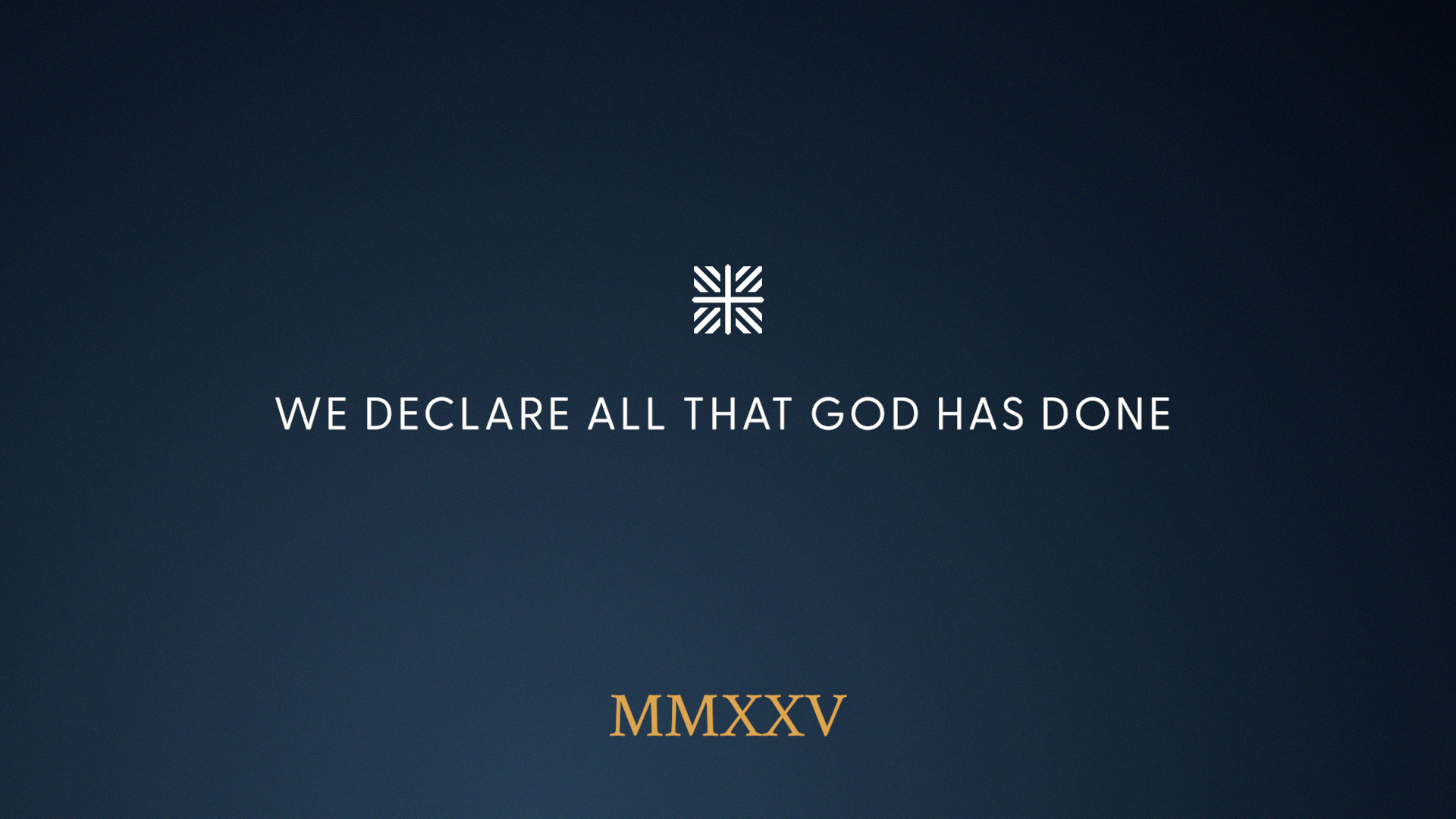 Mission Video: We Declare All That God Has Done - Sovereign Grace Churches